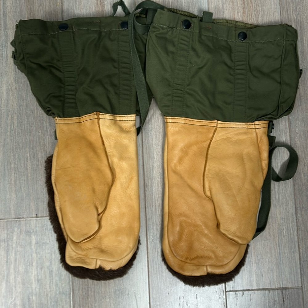 Vintage Army Usaf Arctic Extreme Cold Mittens Gloves.… - Gem